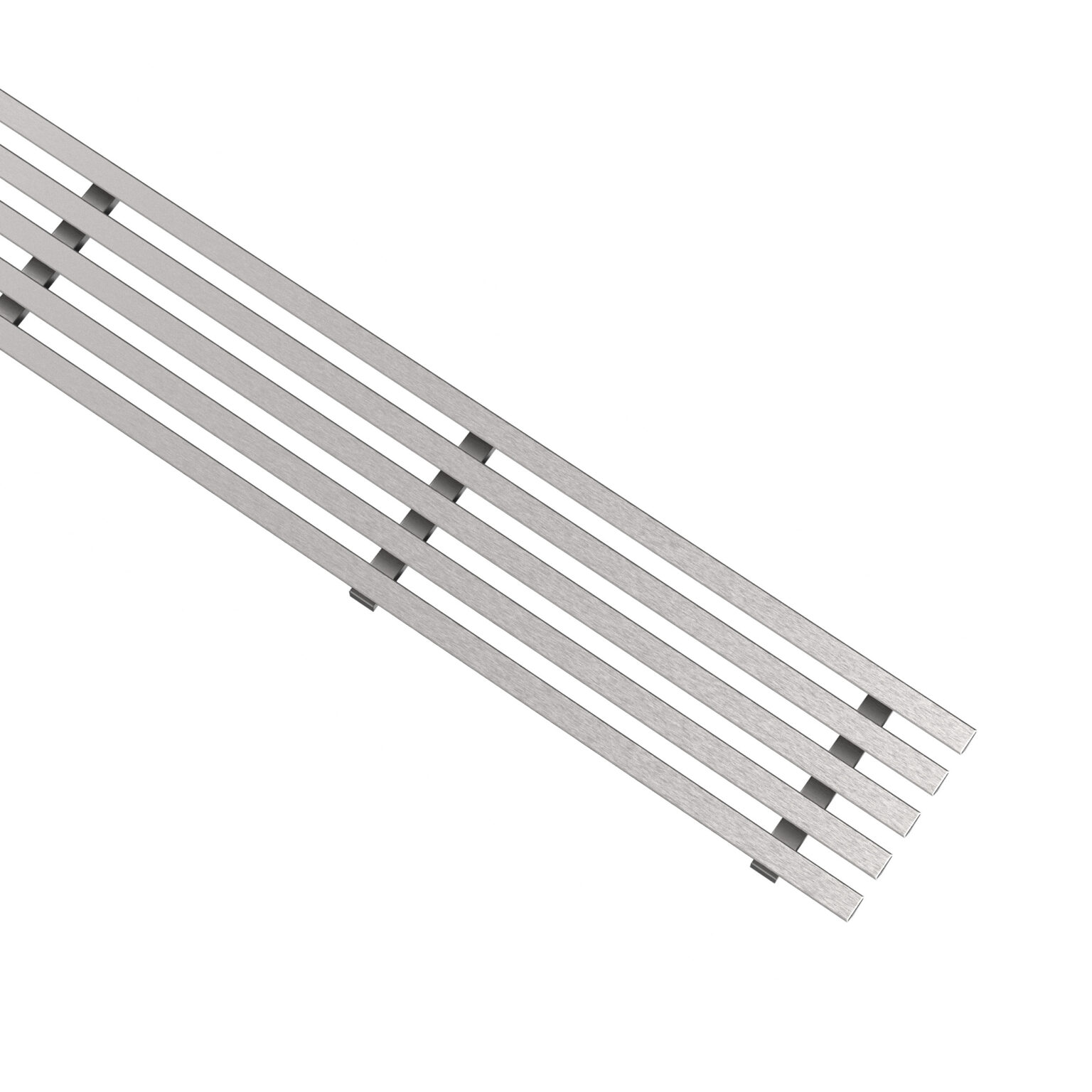 QuickDrain Lines Drain Cover | Site-Sizable Stainless Linear Shower Trim – Tile Pro Depot